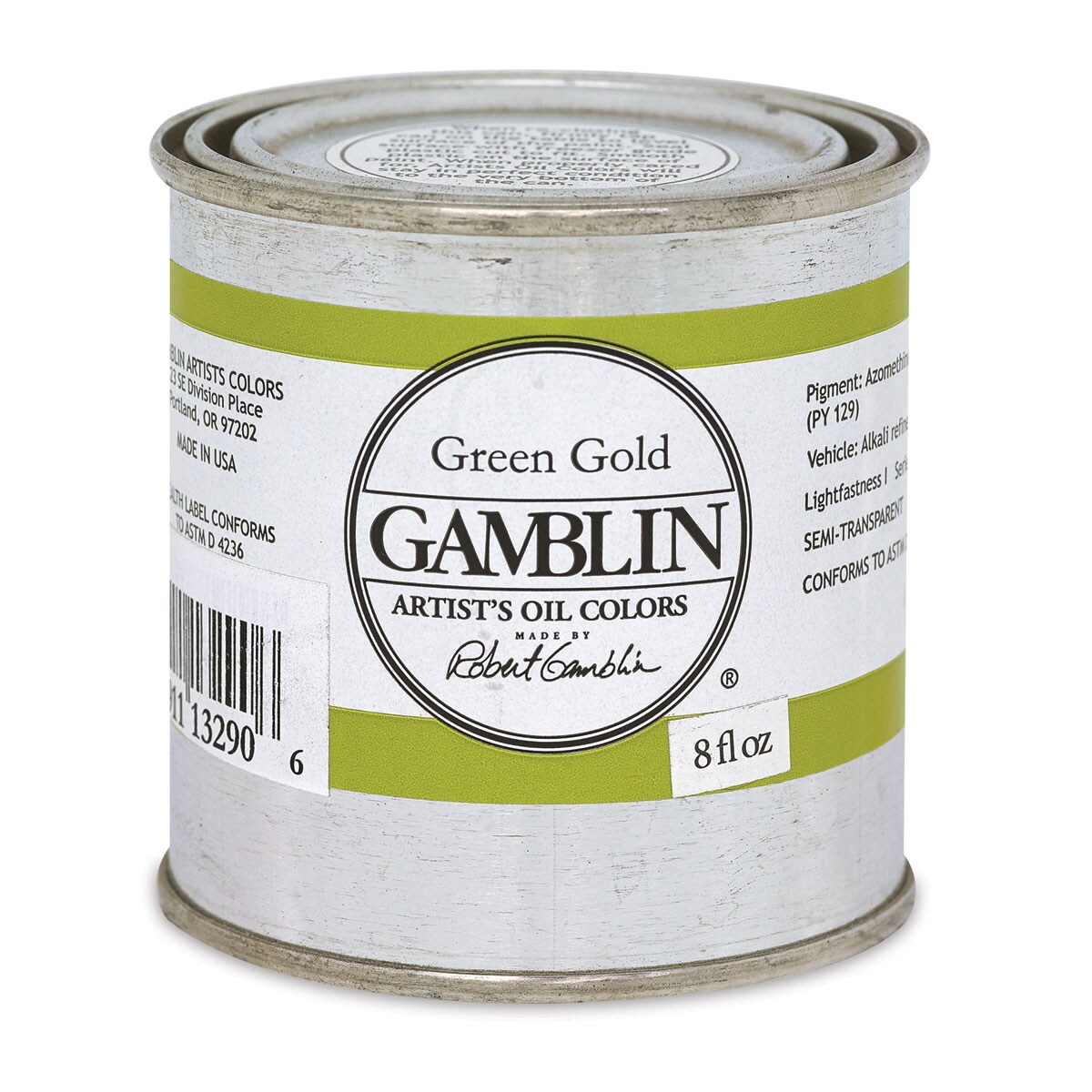Gamblin Artist's Oil Color - Green Gold, 8 oz can | Michaels