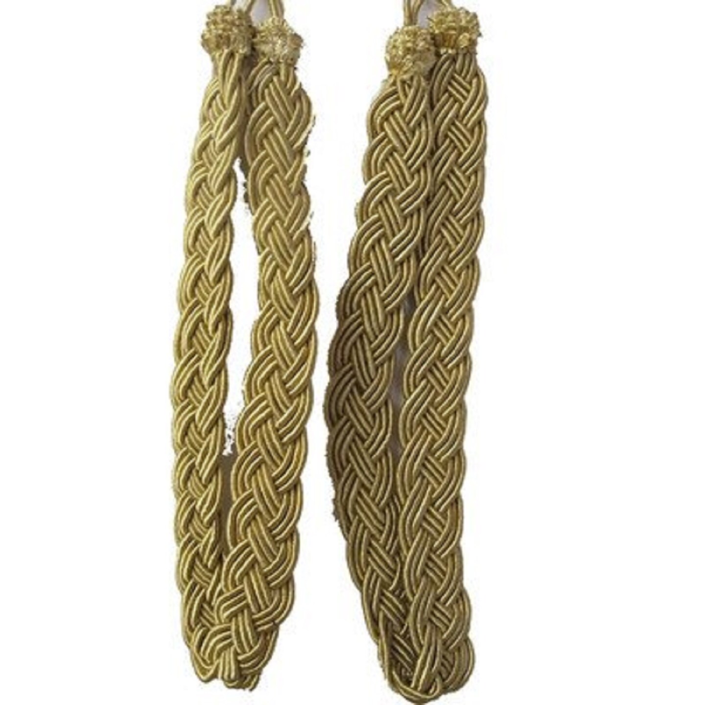 Pair of Gold Rope Curtain Tie Backs | Michaels