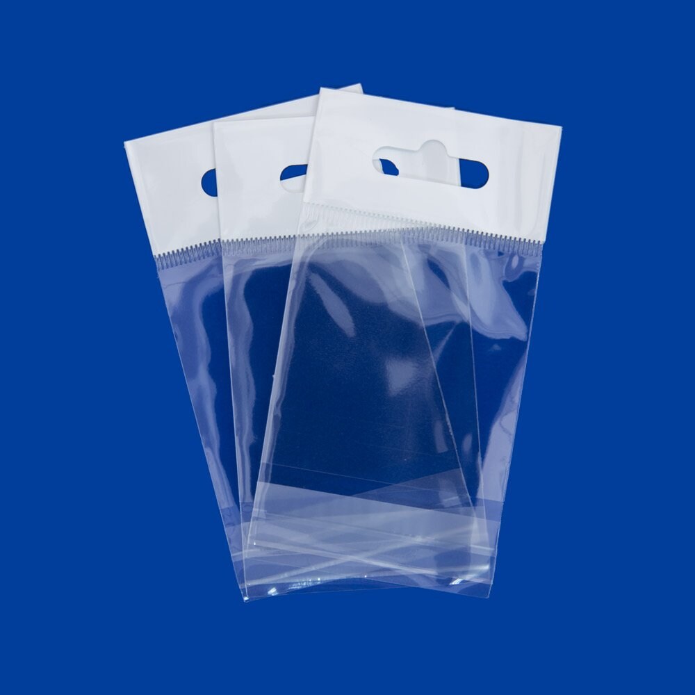 Resealable Polypropylene Bags with Hanging Header 2x2" (Package of 100 ...