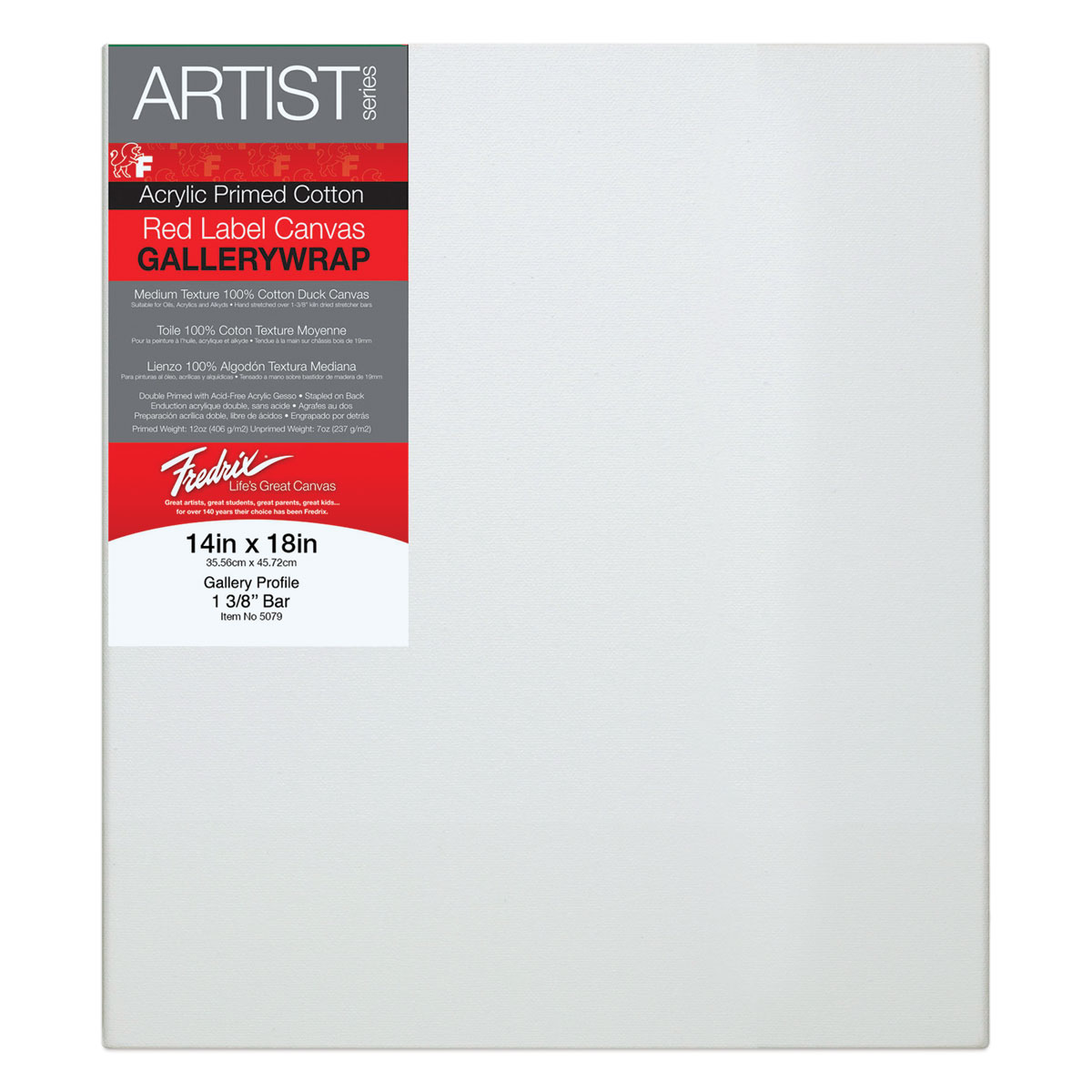 Fredrix Profile Cotton Canvas - 14" x 18", Gallerywrap | Michaels