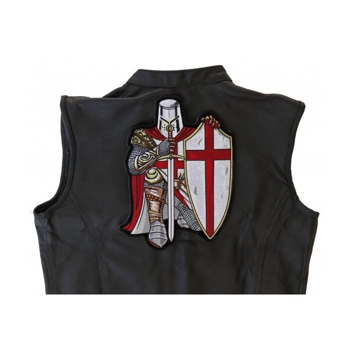 Large Back Patch, Embroidered Patch (Iron-On or Sew-On), Crusader ...