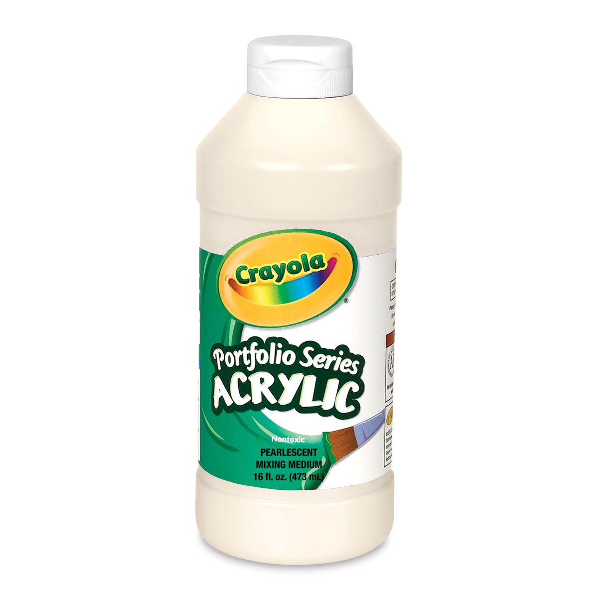 Crayola Portfolio Series Acrylics - Pearlescent Mixing Medium, 16 oz ...