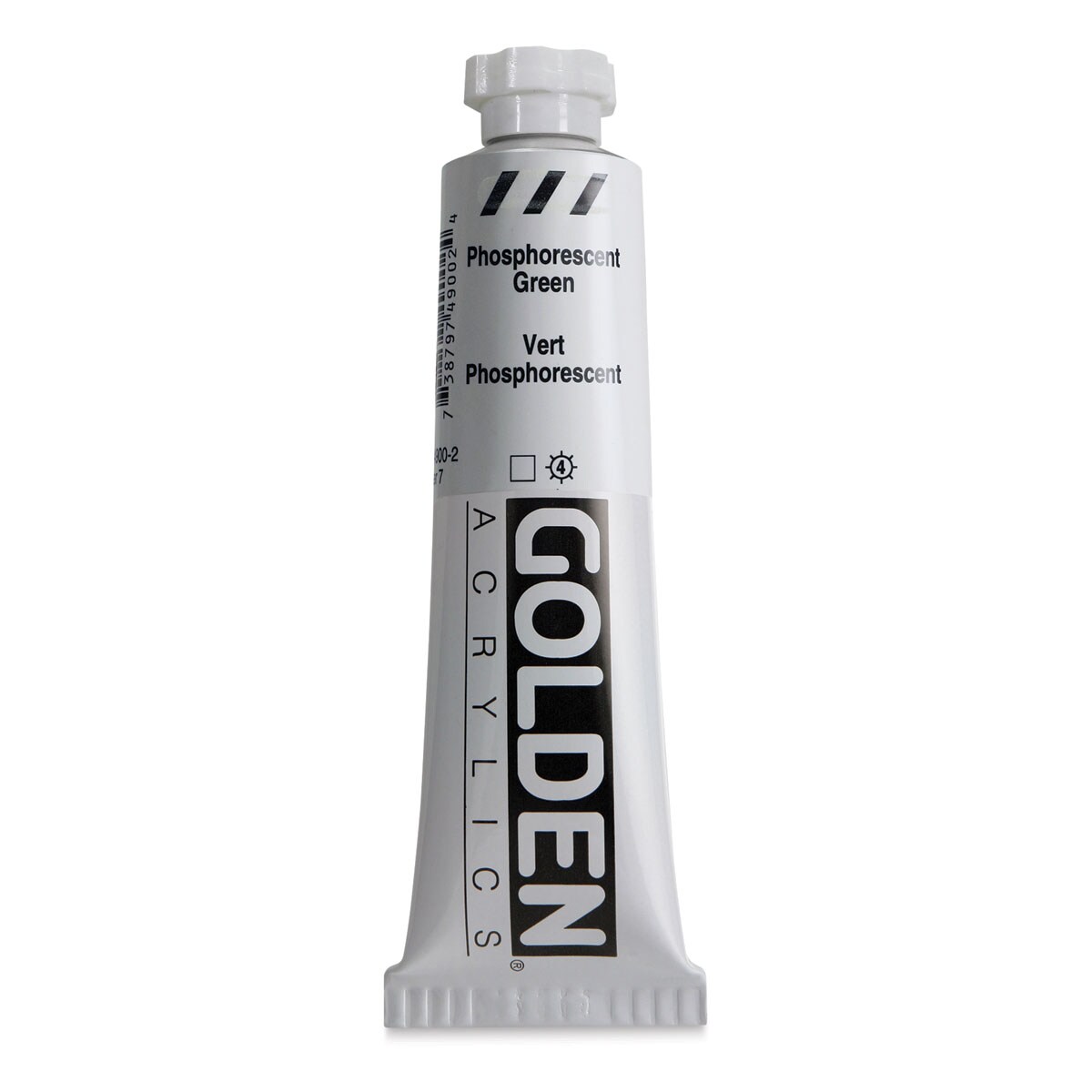 Golden Heavy Body Artist Acrylics - Phosphorescent Green, 2 oz Tube ...