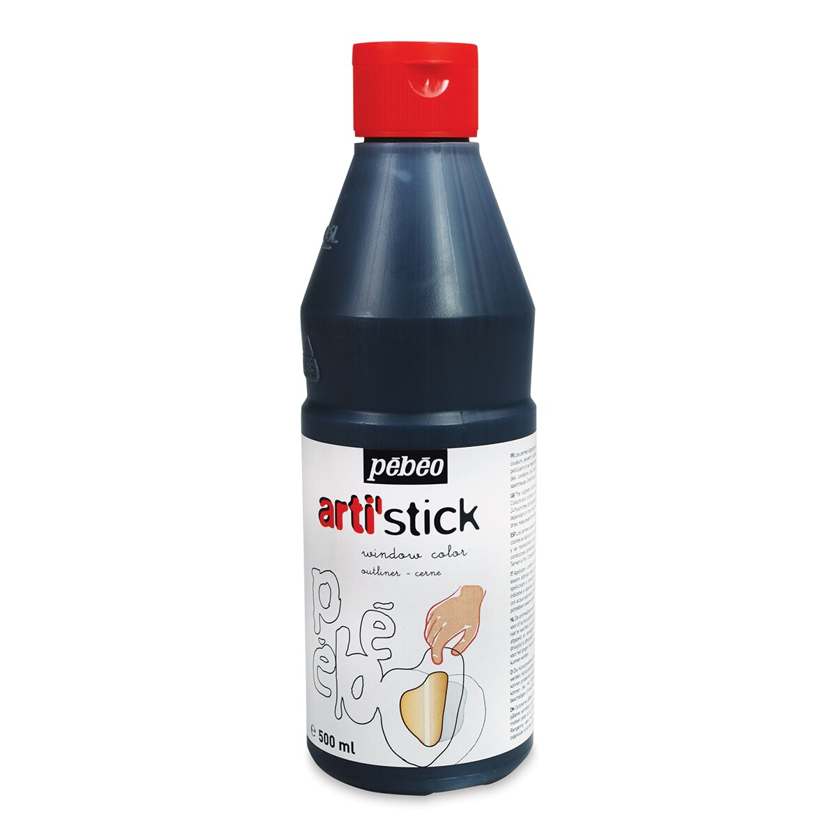 Pebeo Arti' Stick Window Color - Black Outliner, 500 ml bottle | Michaels