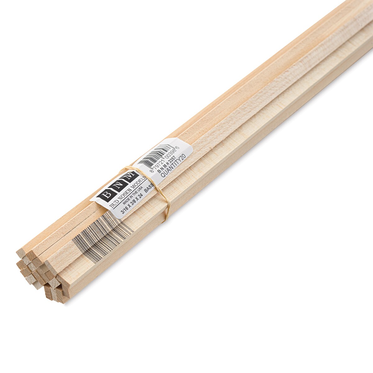 Bud Nosen Basswood Sticks - 3/16" x 3/8" x 24", 20 Sticks | Michaels
