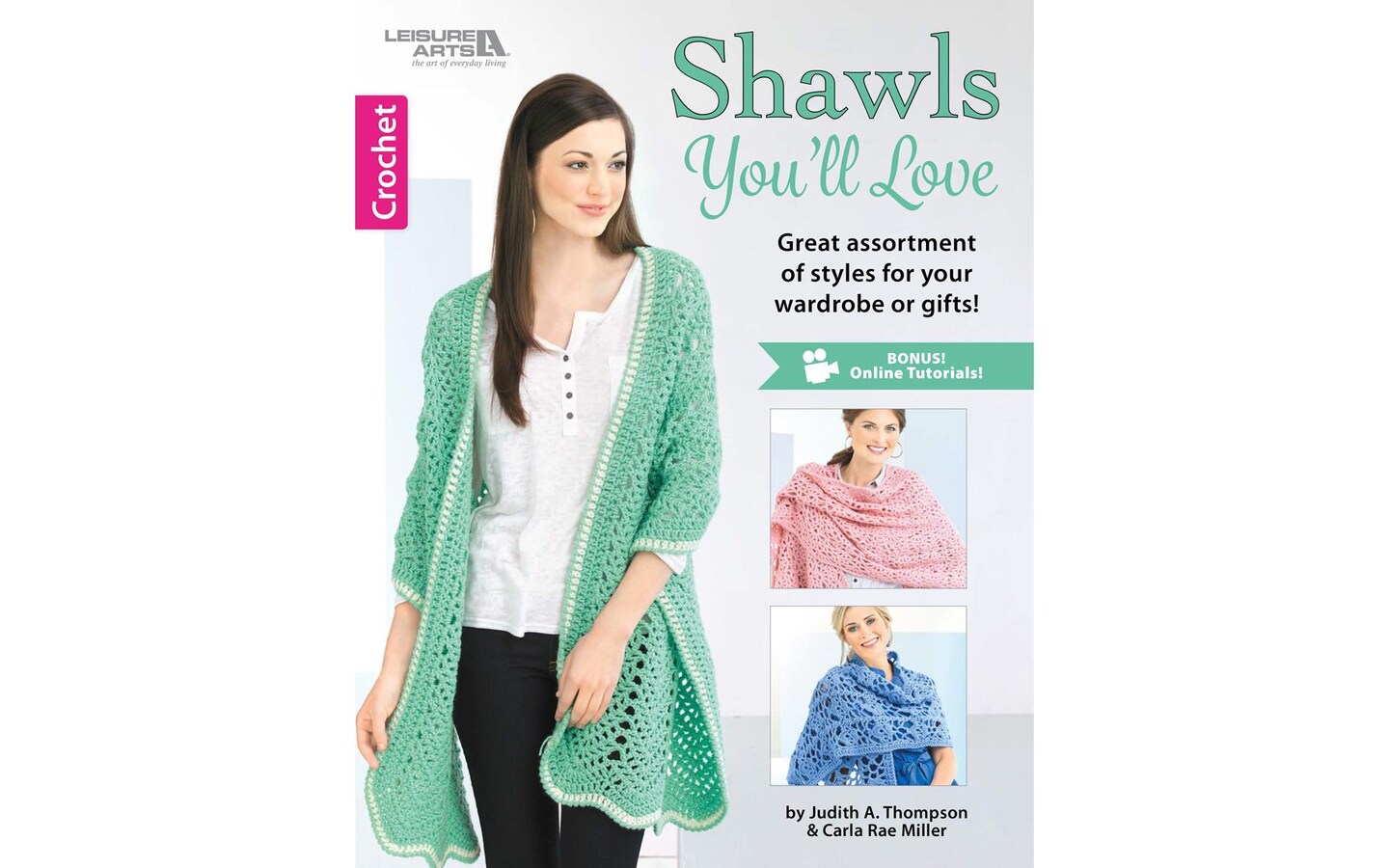 Leisure Arts Crochet Shawls You'll Love Bk | Michaels