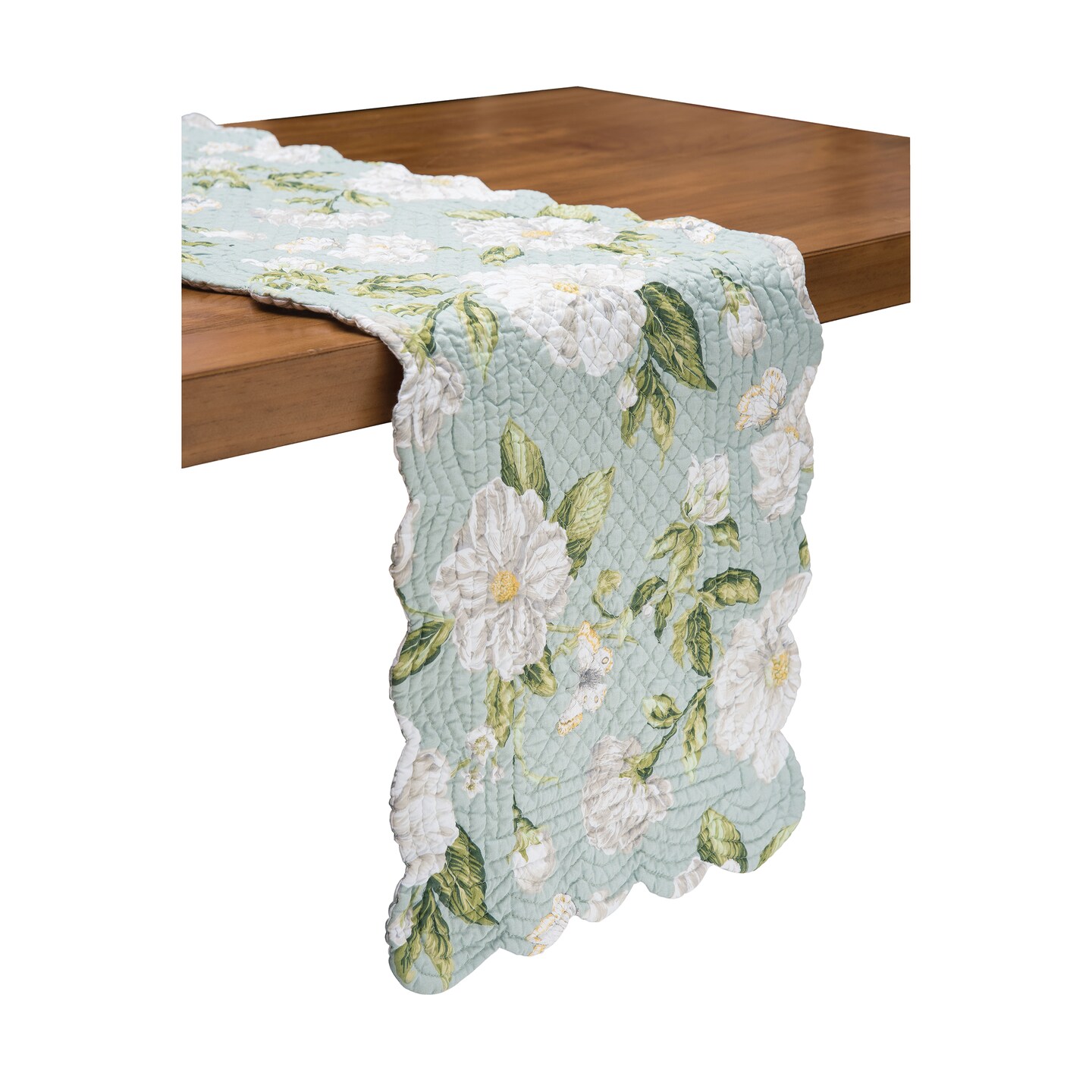 Colonial Williamsburg 14" x 51" Magnolia Garden Floral Table Runner ...