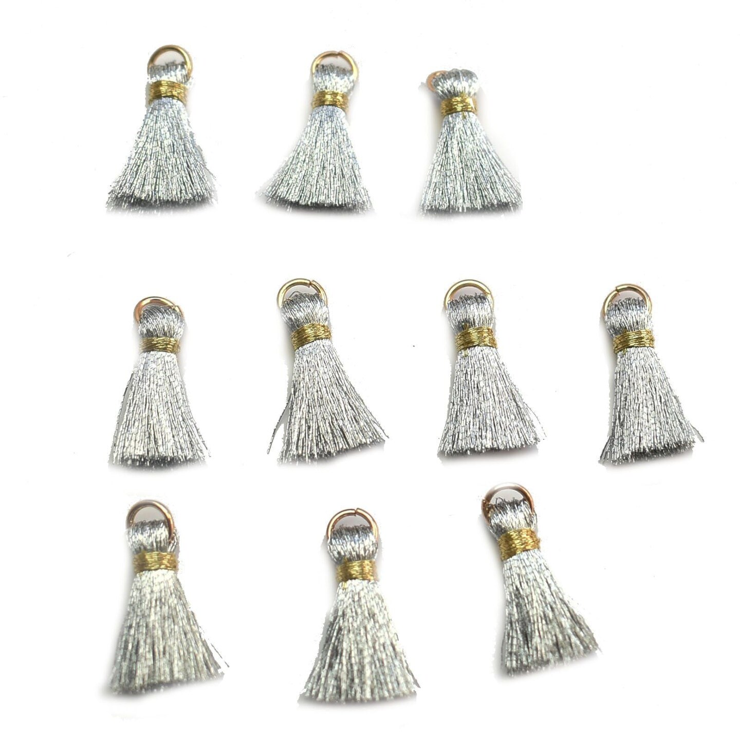 Silver Small Tassel 13x20mm | Michaels