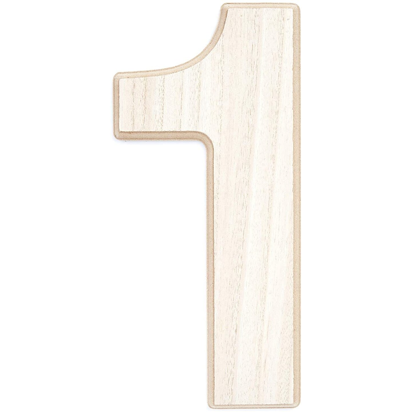 Unfinished Wood Number 1 for Crafts (12 In) | Michaels