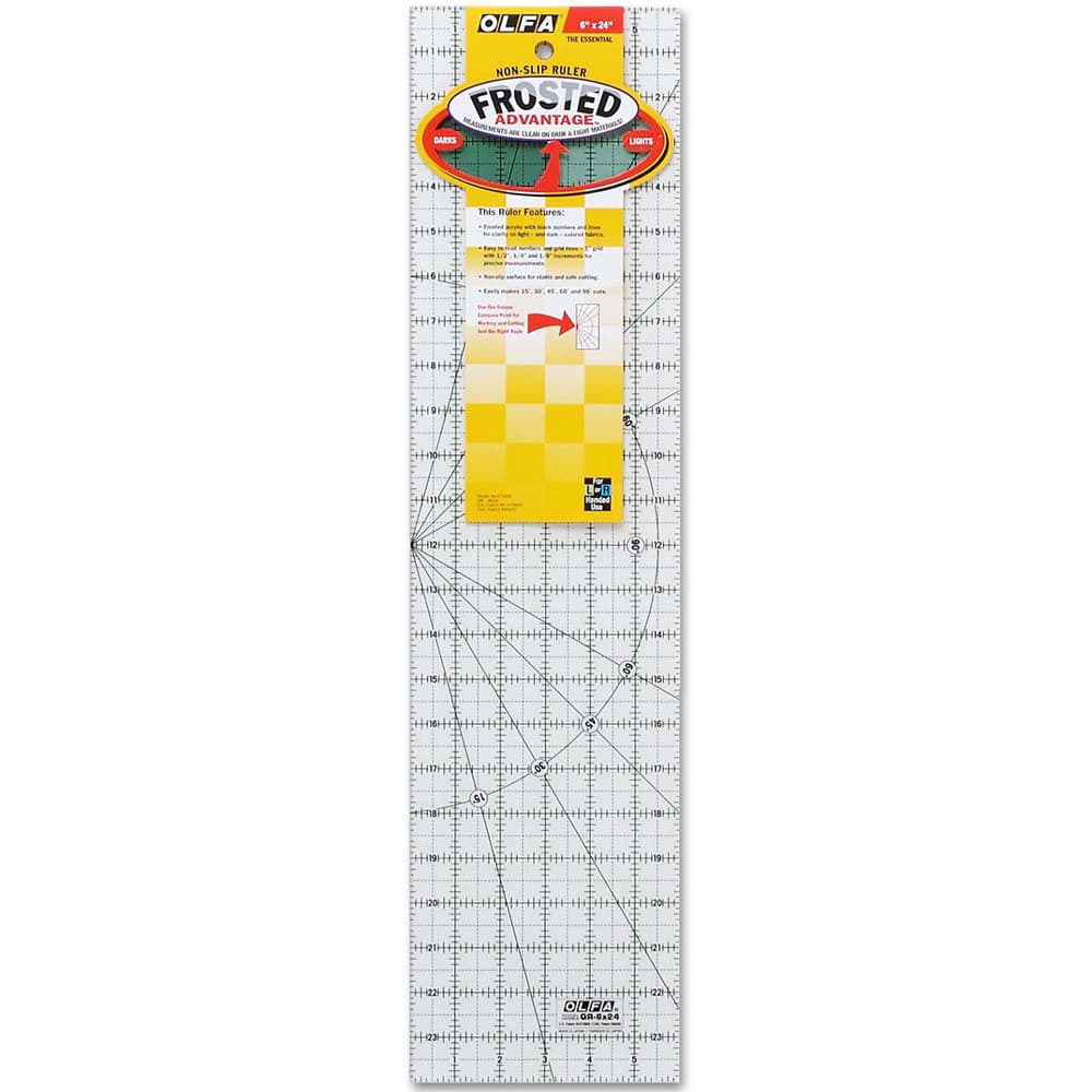 Olfa Frosted Ruler 6x24 | Michaels