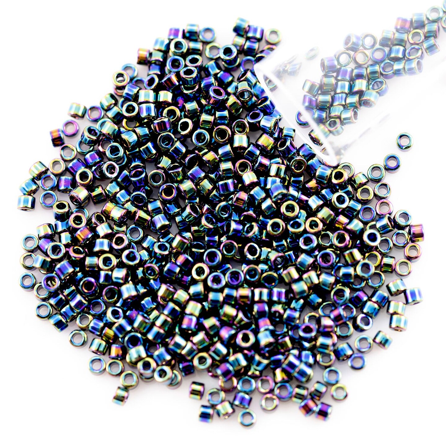 Miyuki Delica Seed Bead 11/0 Iris Black | Miyuki Beads | Michaels