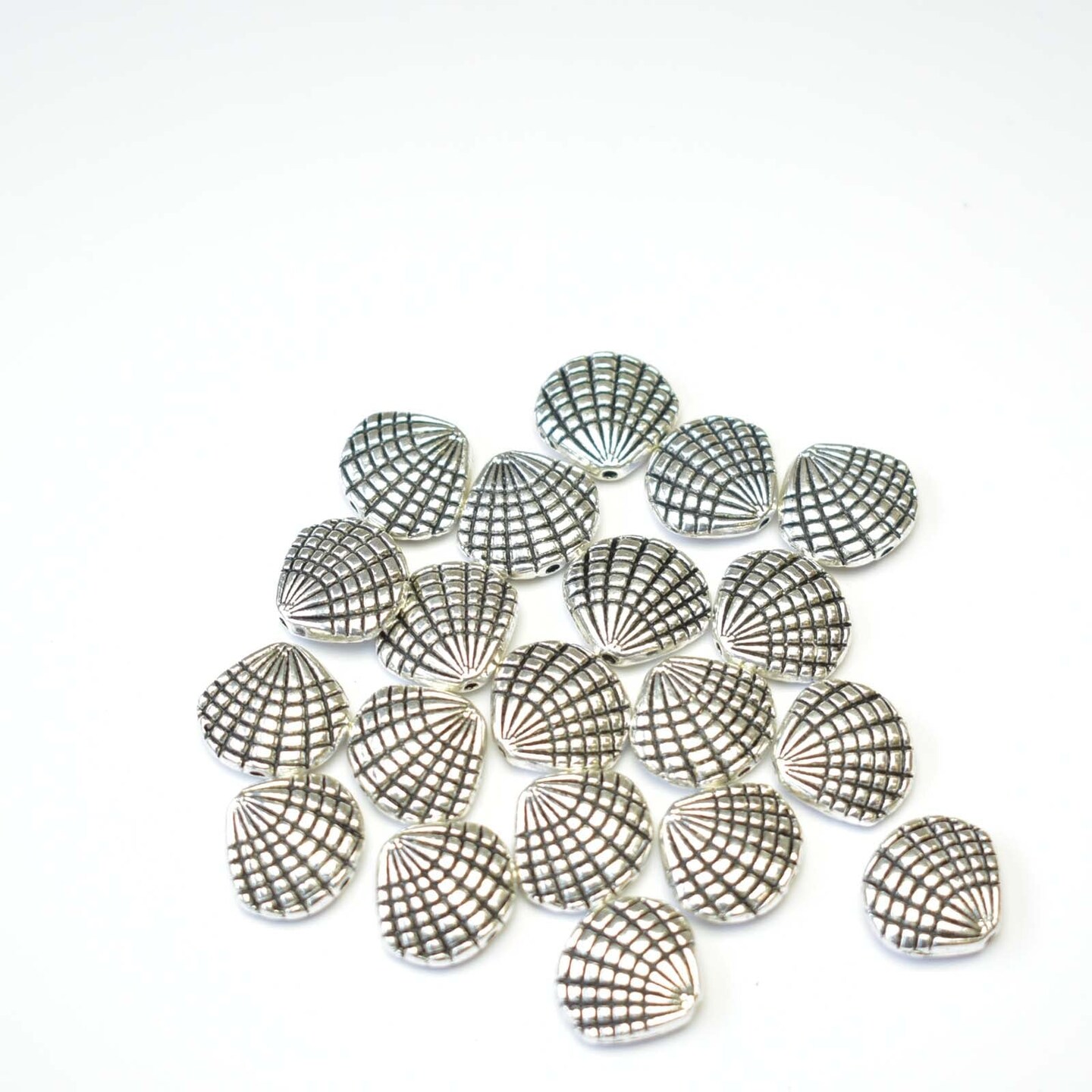 Silver Plated Shell 13mm Beads | Michaels