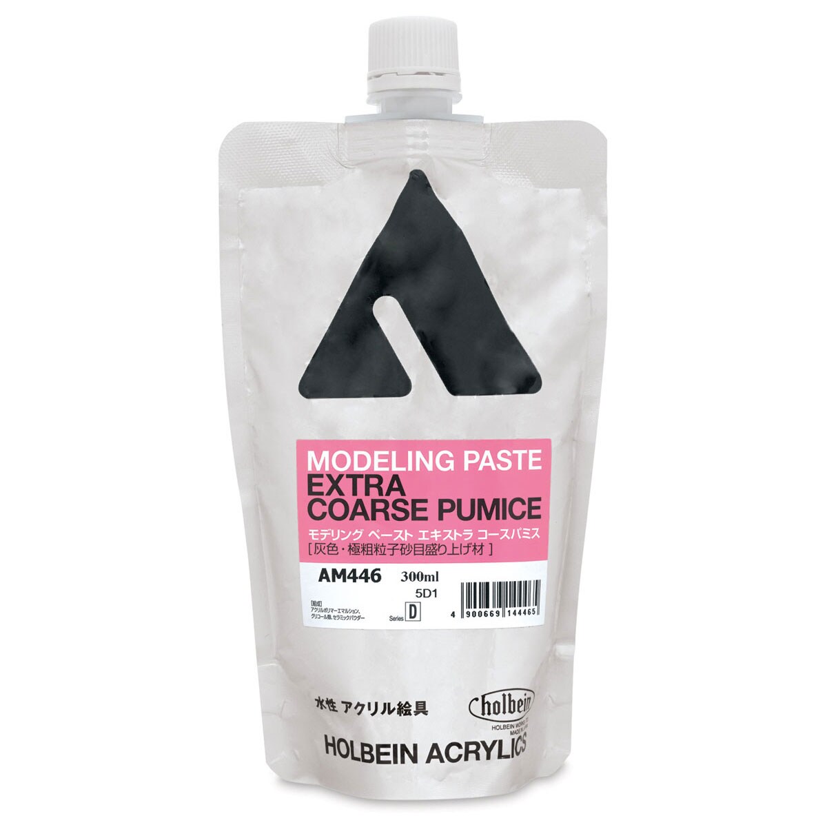 Holbein Acrylic Medium - Pumice Modeling Paste, Extra Coarse, 300 ml ...