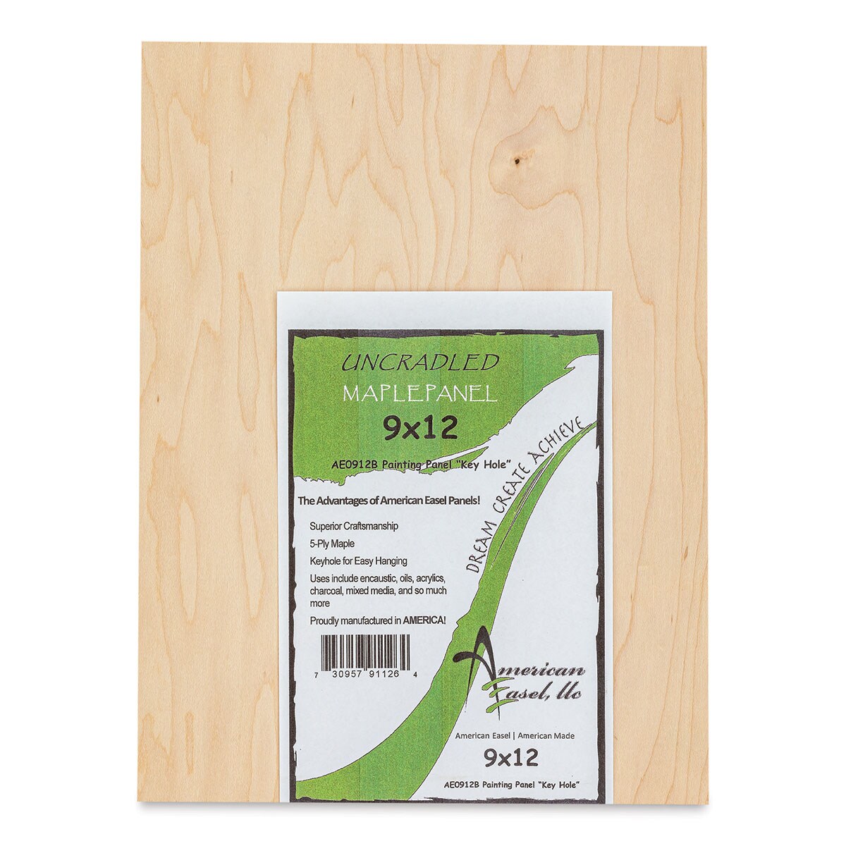 American Easel Maple Panel - 9" x 12", 1/2" Profile, Keyhole | Michaels
