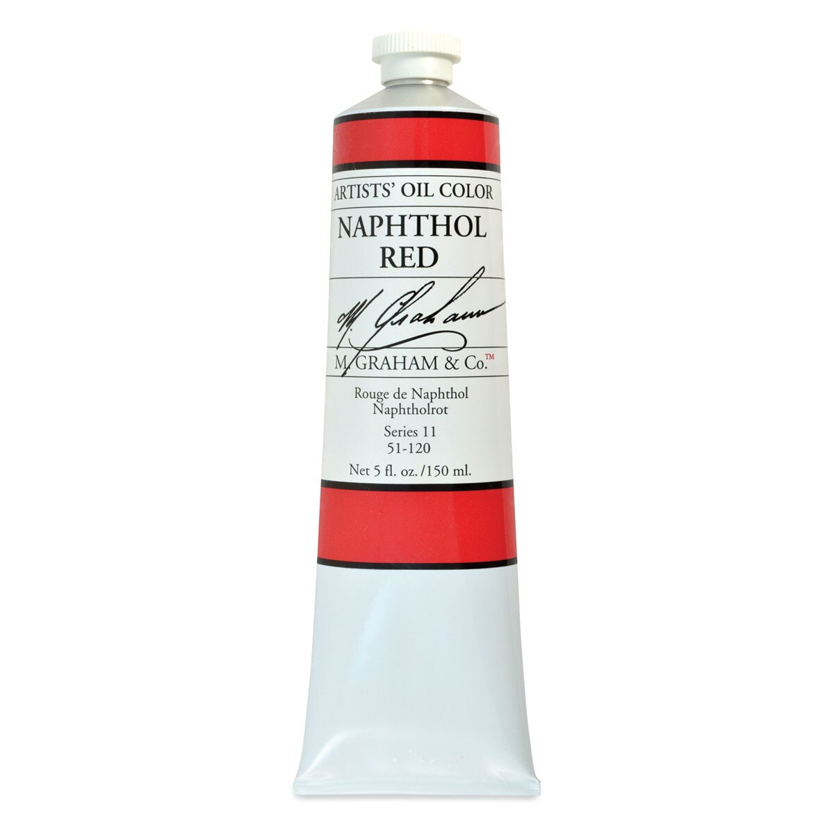 M. Graham Artists' Oil Color - Naphthol Red, 148 ml tube | Michaels