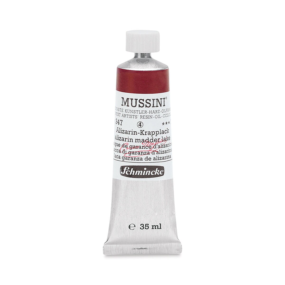 Schmincke Mussini Oil Color - Transparent, Alzarin Madder Lake, 35 ml ...
