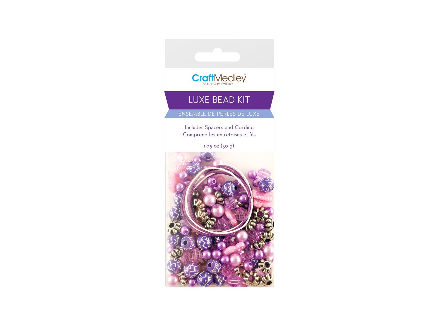 Multicraft Acrylic Bead Kit-Purple | Michaels