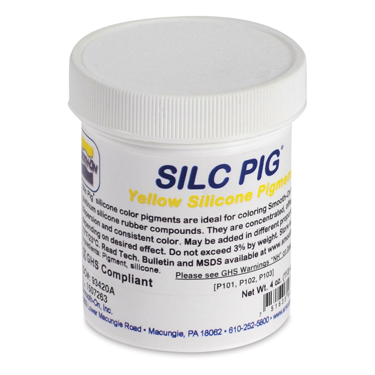 Smooth-On Silc Pig Silicone Color Pigment - Yellow, 4 oz | Michaels