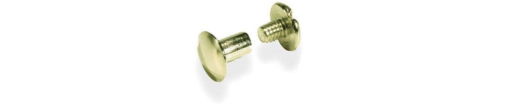 Tandy Leather Screw Post 1/4 (6 mm) Solid Brass 100/pk 1290-11 | Michaels