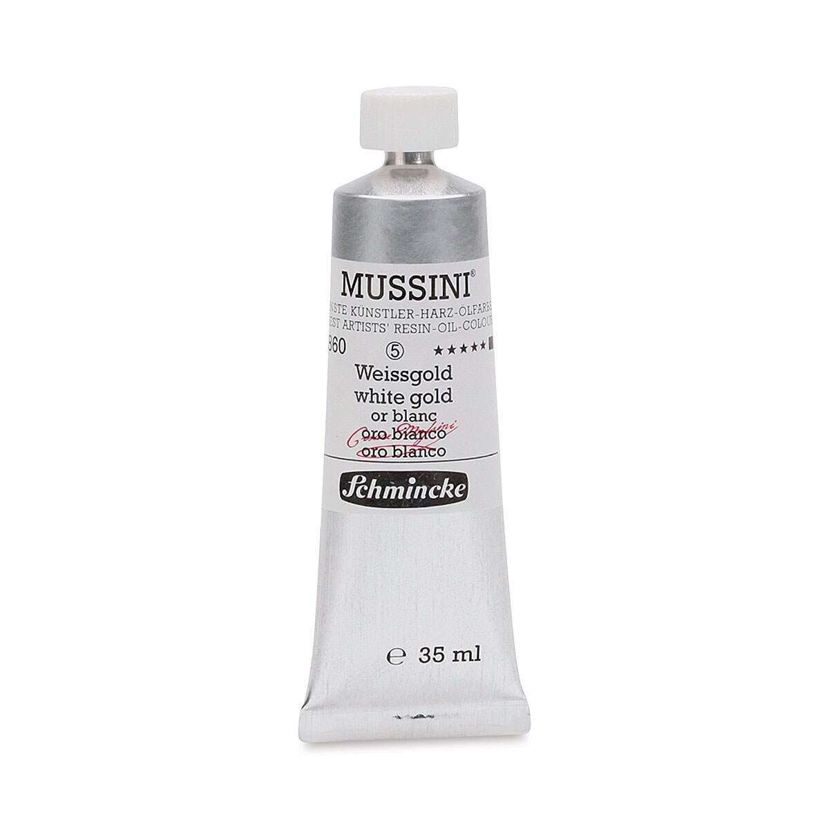 Schmincke Mussini Oil Color - White Gold, 35 ml tube | Michaels