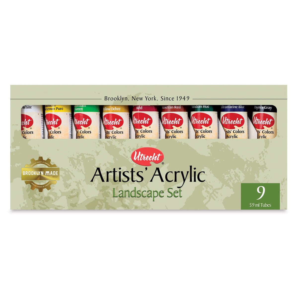 Utrecht Acrylic Sets - Original Landscape, Set of 9 | Michaels