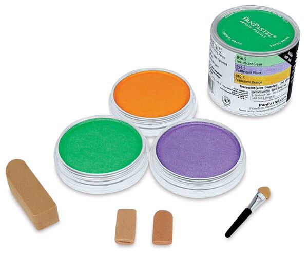 PanPastel Artists’ Painting Pastels Set - Pearlescent Secondary Colors ...