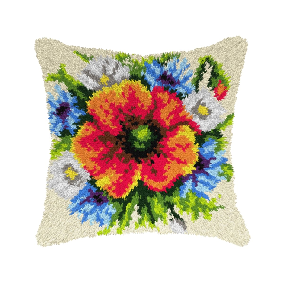 Latch hook cushion kit "Poppy" 4144 | Latch Hook | Michaels
