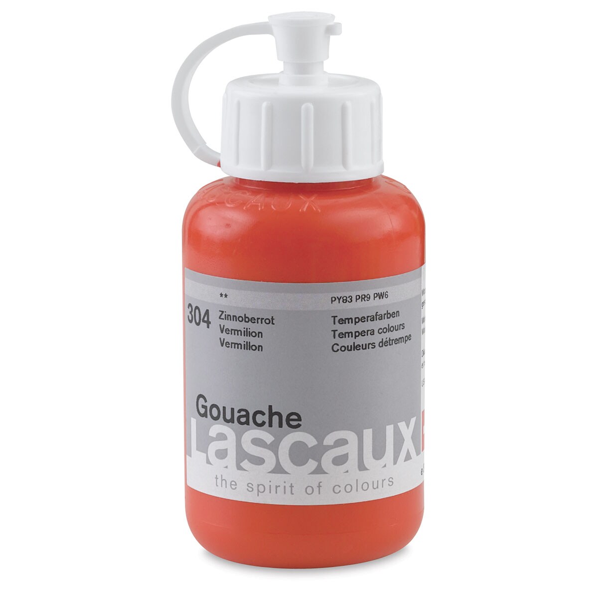 Lascaux Acrylic Gouache - Vermilion, 85 ml bottle | Michaels