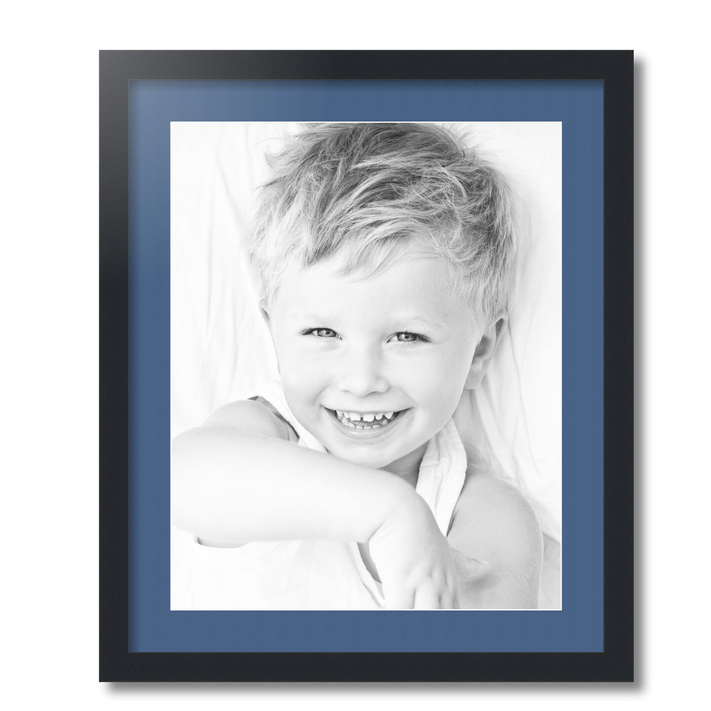 ArtToFrames 20x24 Matted Picture Frame with 16x20 Single Mat Photo Opening Framed in 1.25 Black and 2 Mat FWM 3926 20x24 Michaels