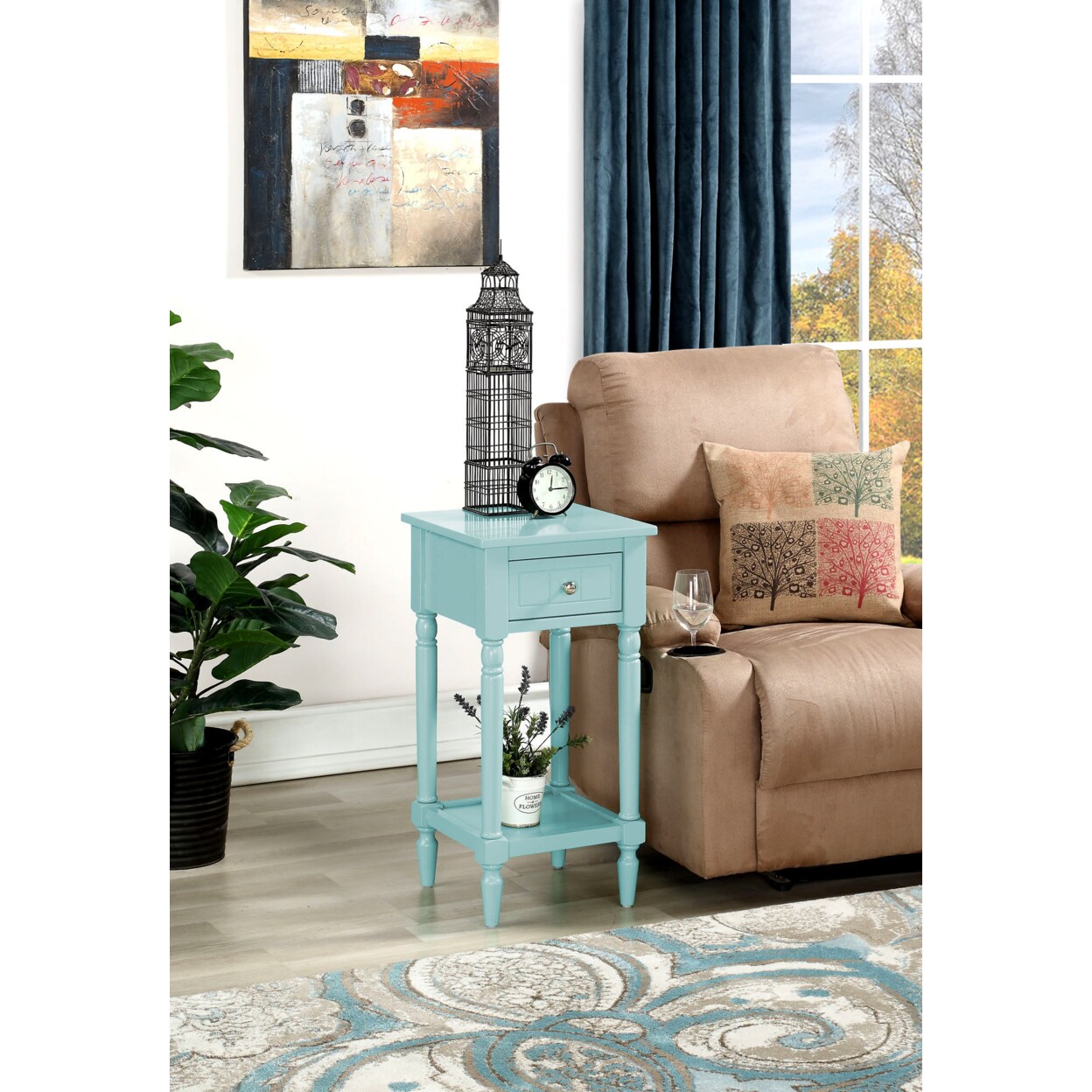Convenience Concepts French Country Khloe Accent Table, Sea Foam | Michaels
