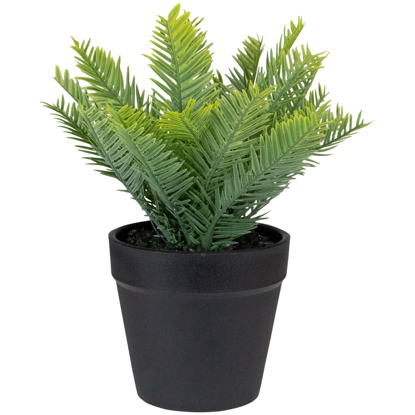 Northlight Artificial Chinese Yew Plant in Black Pot - 7.5" | Michaels