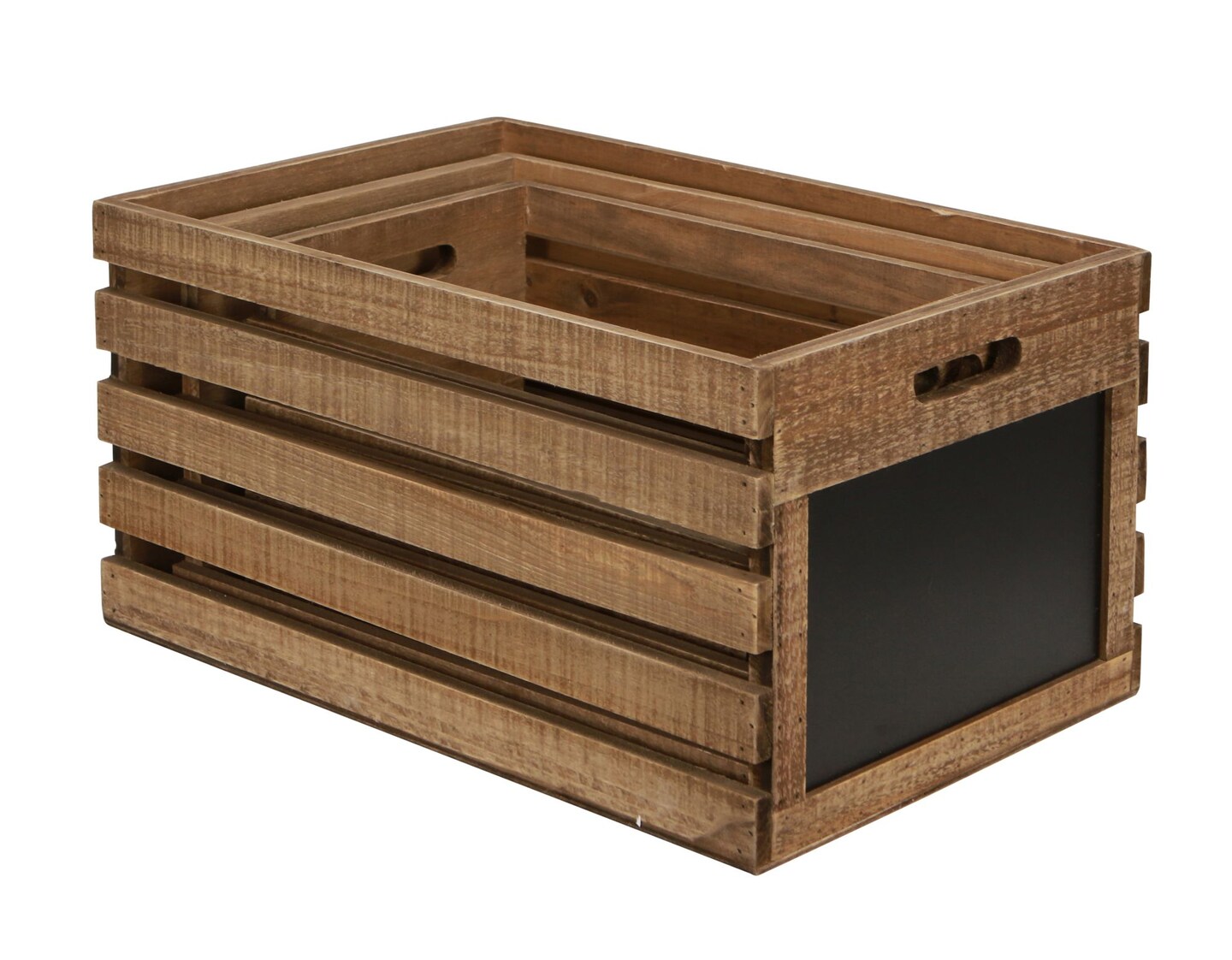 Contemporary Home Living Set of 3 Natural Brown Contemporary ...