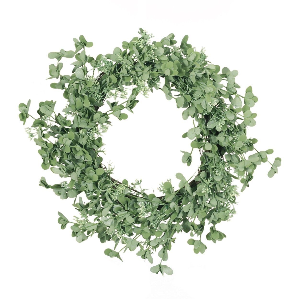 GDF Studio Frohock 27" Creeping Woodsorrel Artificial Wreath Green ...