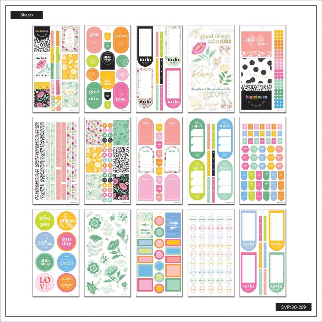 Happy Planner Sticker Value Pack 30/Sheets-Tiny Florals | Michaels