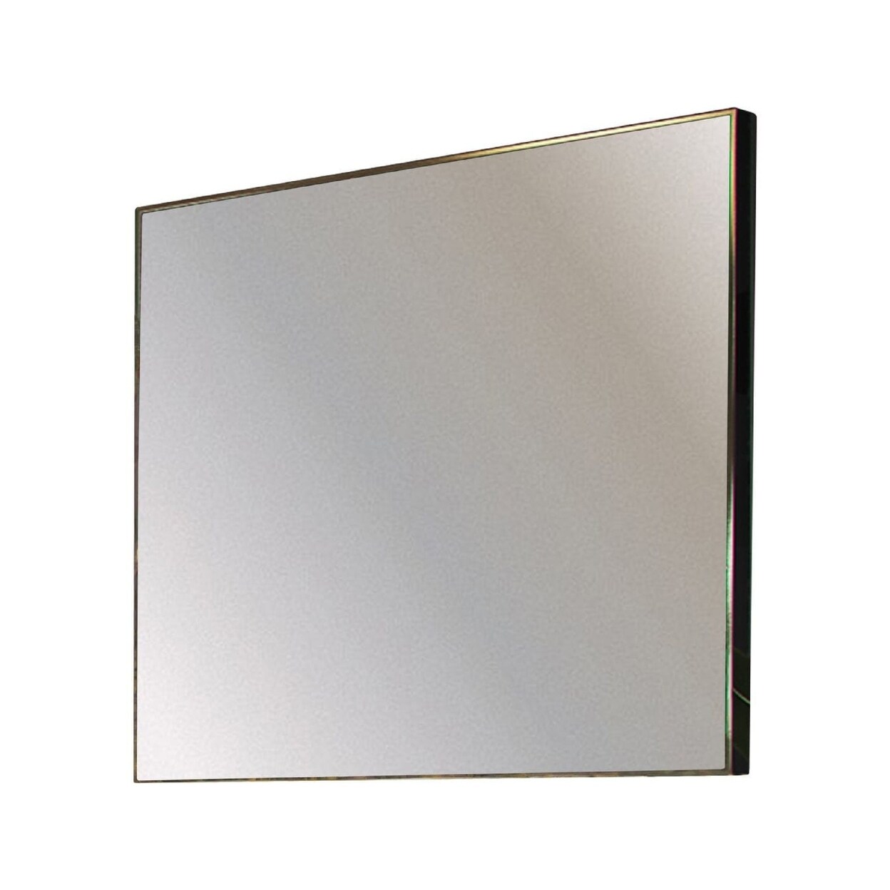 Saltoro Sherpi Cid Lue 32 Inch Square Mirror, Sleek Metal Frame ...