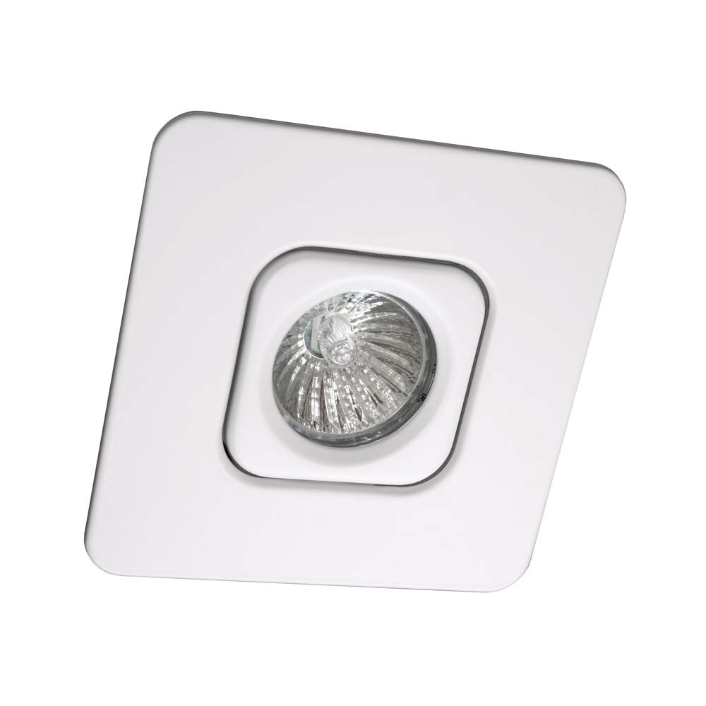 4 in. White Recessed Square Gimbal Trim for MR16 Bulb | Michaels
