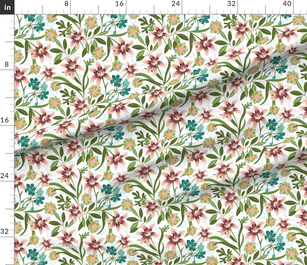 Petal Signature Cotton by the Yard or Fat Quarter Boho Tropical ...