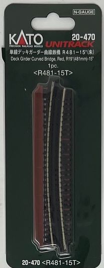 Kato N-Scale Kato USA, Inc. N Curve Deck Single Track Girder Bridge ...