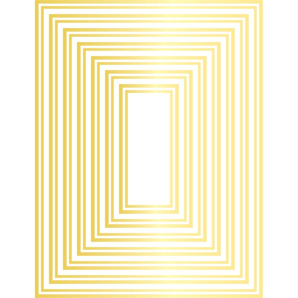 Memory Box Hot Foil Plate-Rectangle Double Border | Michaels