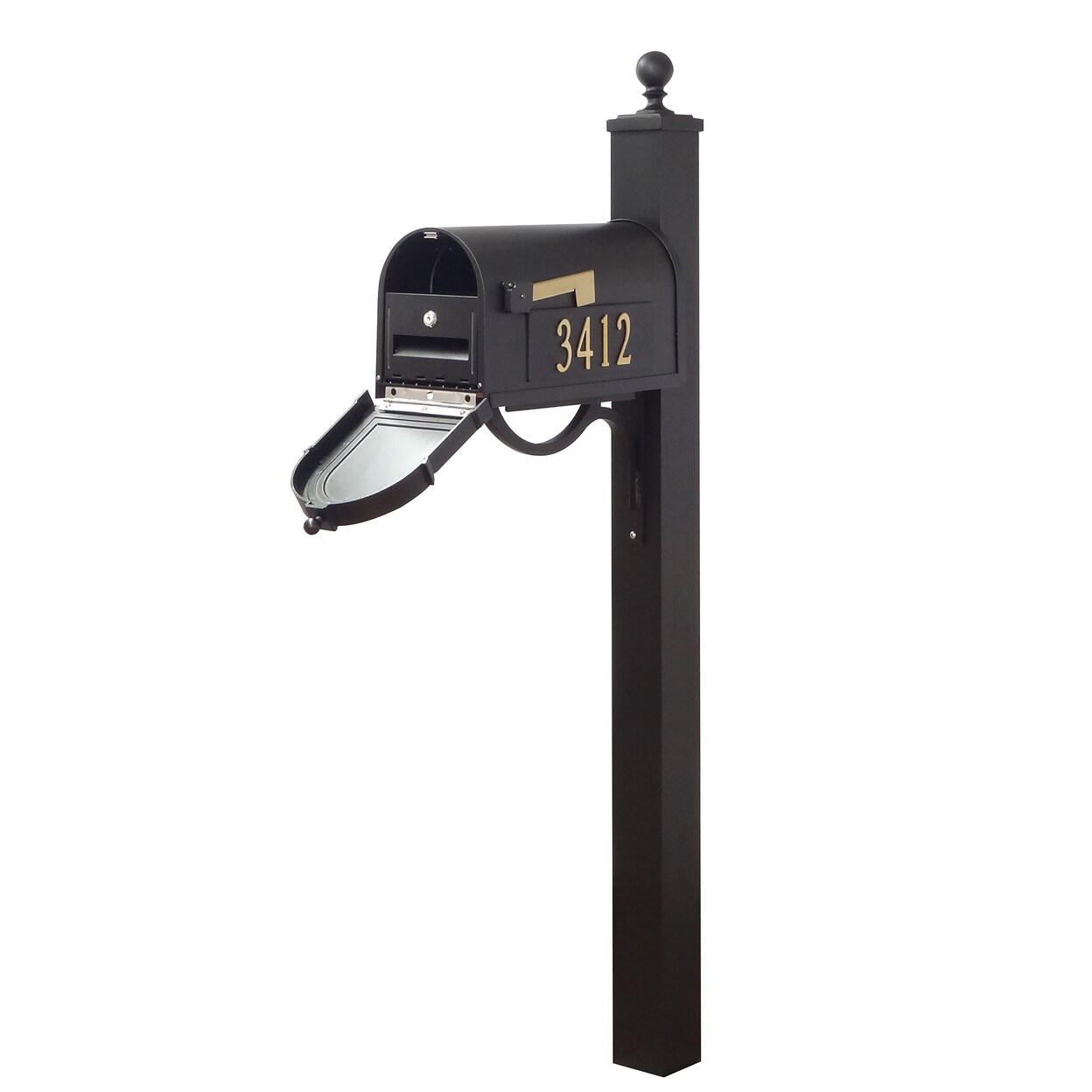 Special Lite Products Berkshire Curbside Mailbox with Front and Side ...