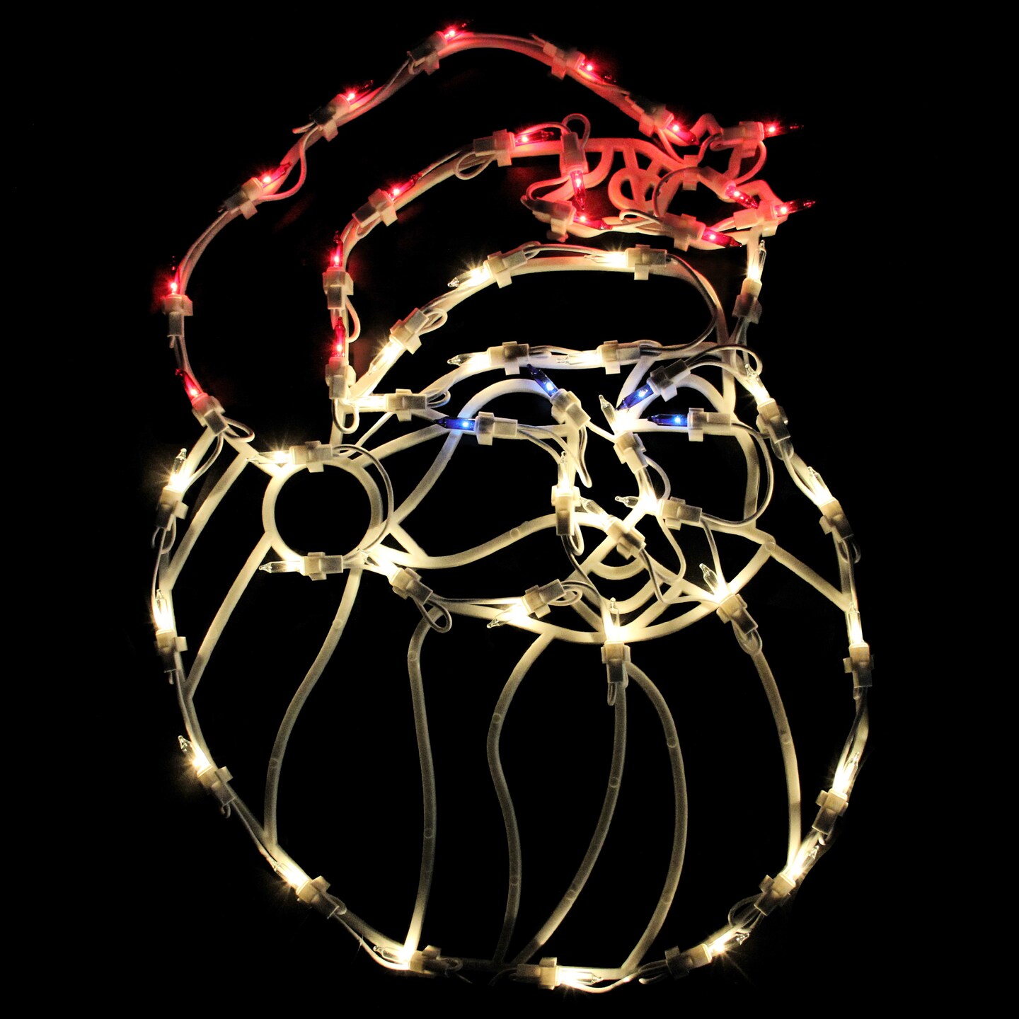 Northlight Lighted Santa Claus Window Silhouette Christmas Decoration ...