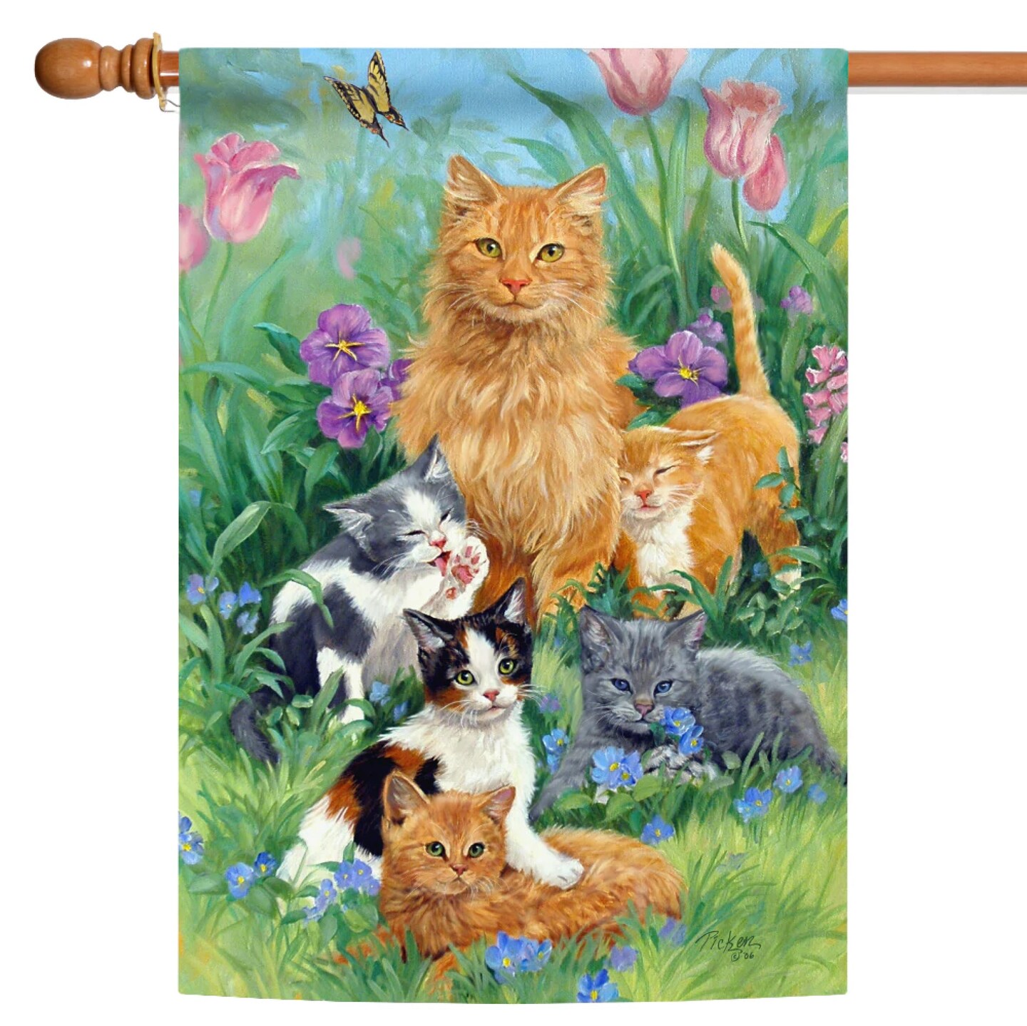 Toland Home Garden Meadow Cats Outdoor House Flag 40" x 28" | Michaels