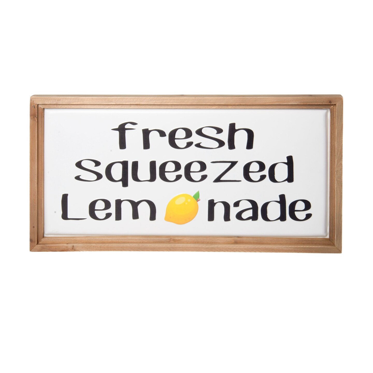 Creative Design 24" White and Black "Fresh Squeezed Lemonade ...