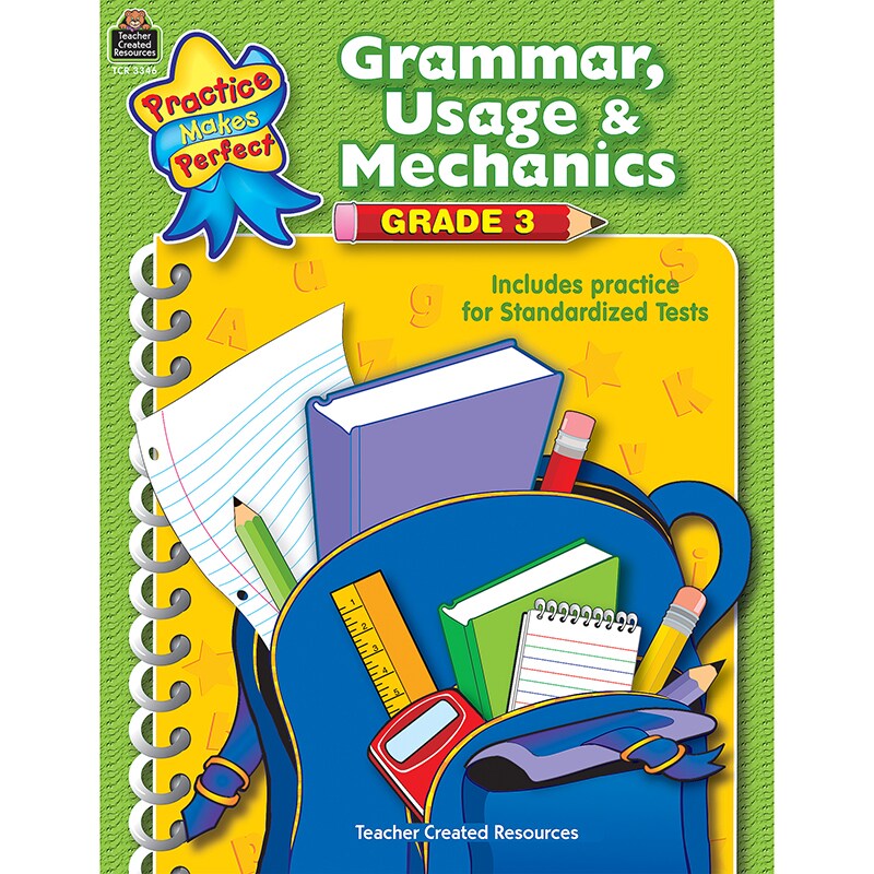 Practice Makes Perfect: Grammar, Usage & Mechanics Workbook, Grade 3 ...