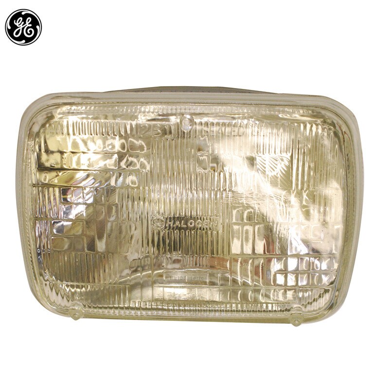 GE 18534 H6054 65W 12.8v Rectangle Sealed Beam Halogen Headlamp ...