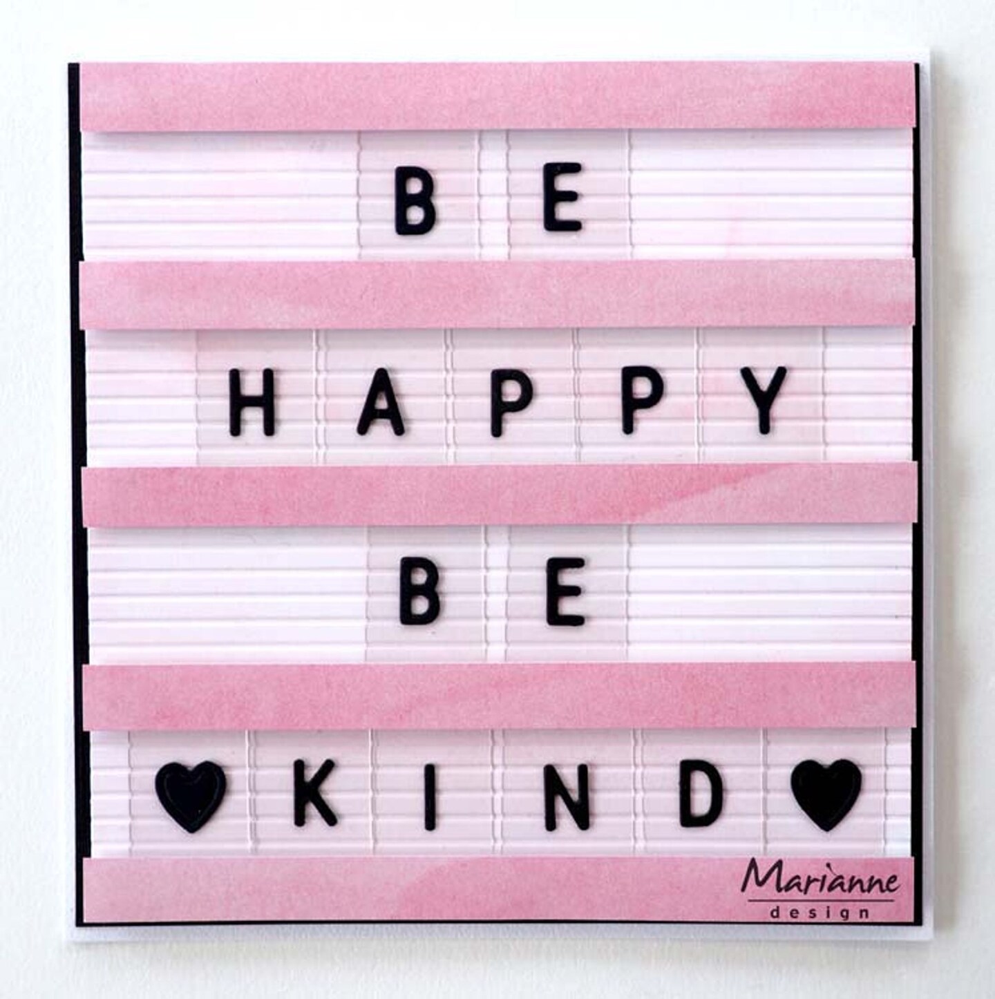 Marianne Design Embossing Folder Karin Joan's Letter Board | Michaels