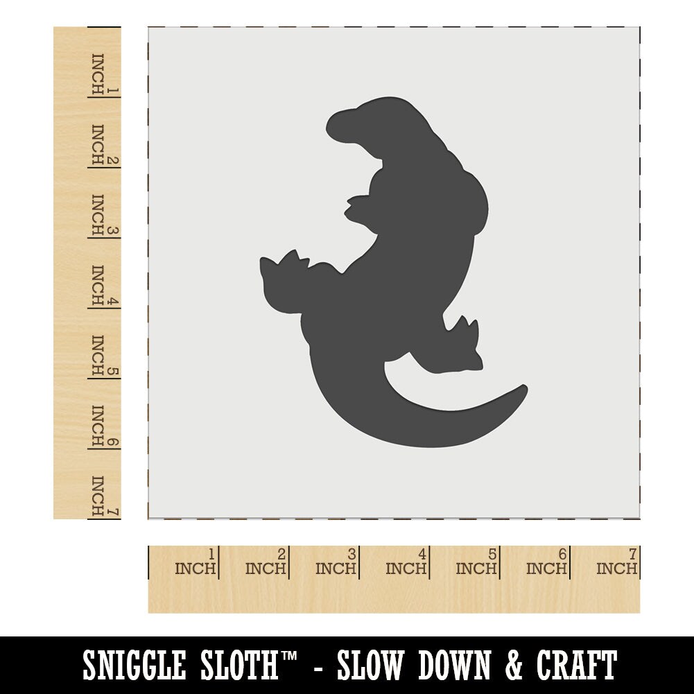 Komodo Dragon Solid Wall Cookie DIY Craft Reusable Stencil | Michaels
