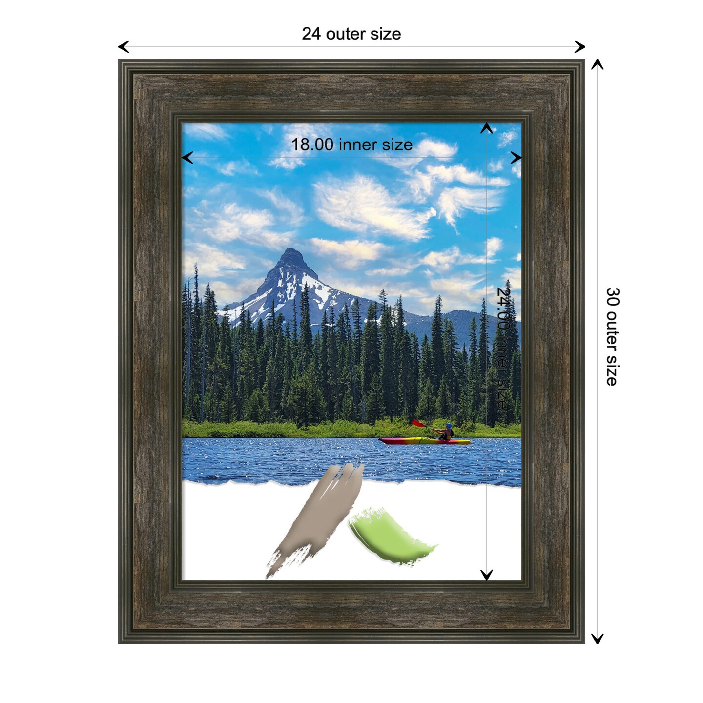 Rail Rustic Char Picture Frame, Photo Frame, Art Frame | Michaels