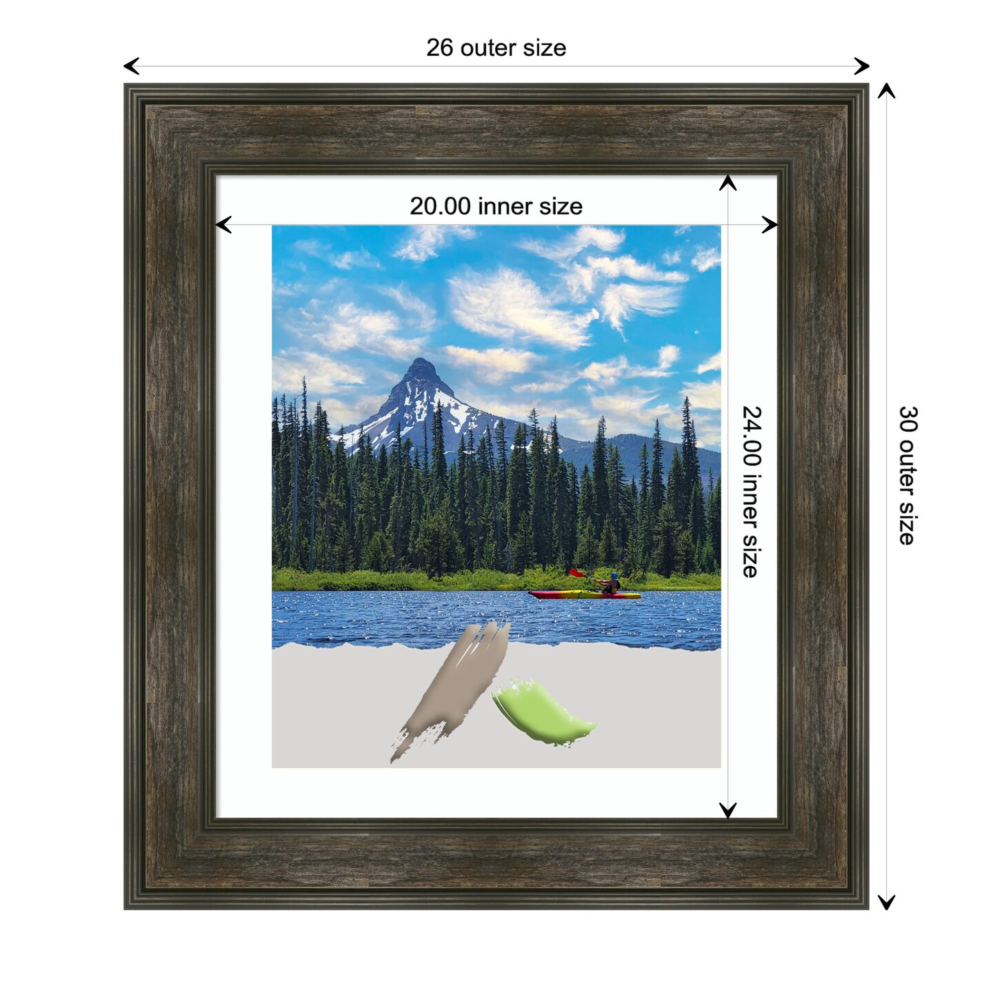 Rail Rustic Char Picture Frame, Photo Frame, Art Frame | Michaels