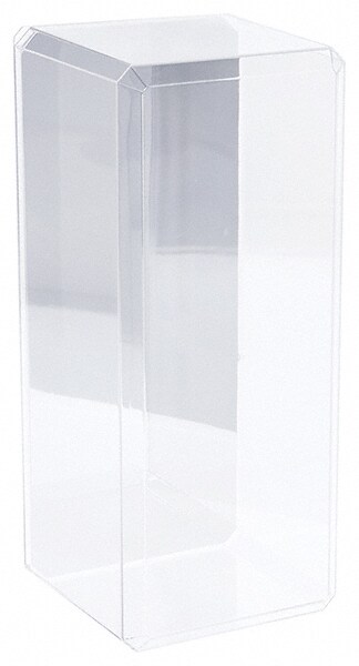 Pioneer Plastics 355CD Clear Plastic Beveled Edge Display Case ...